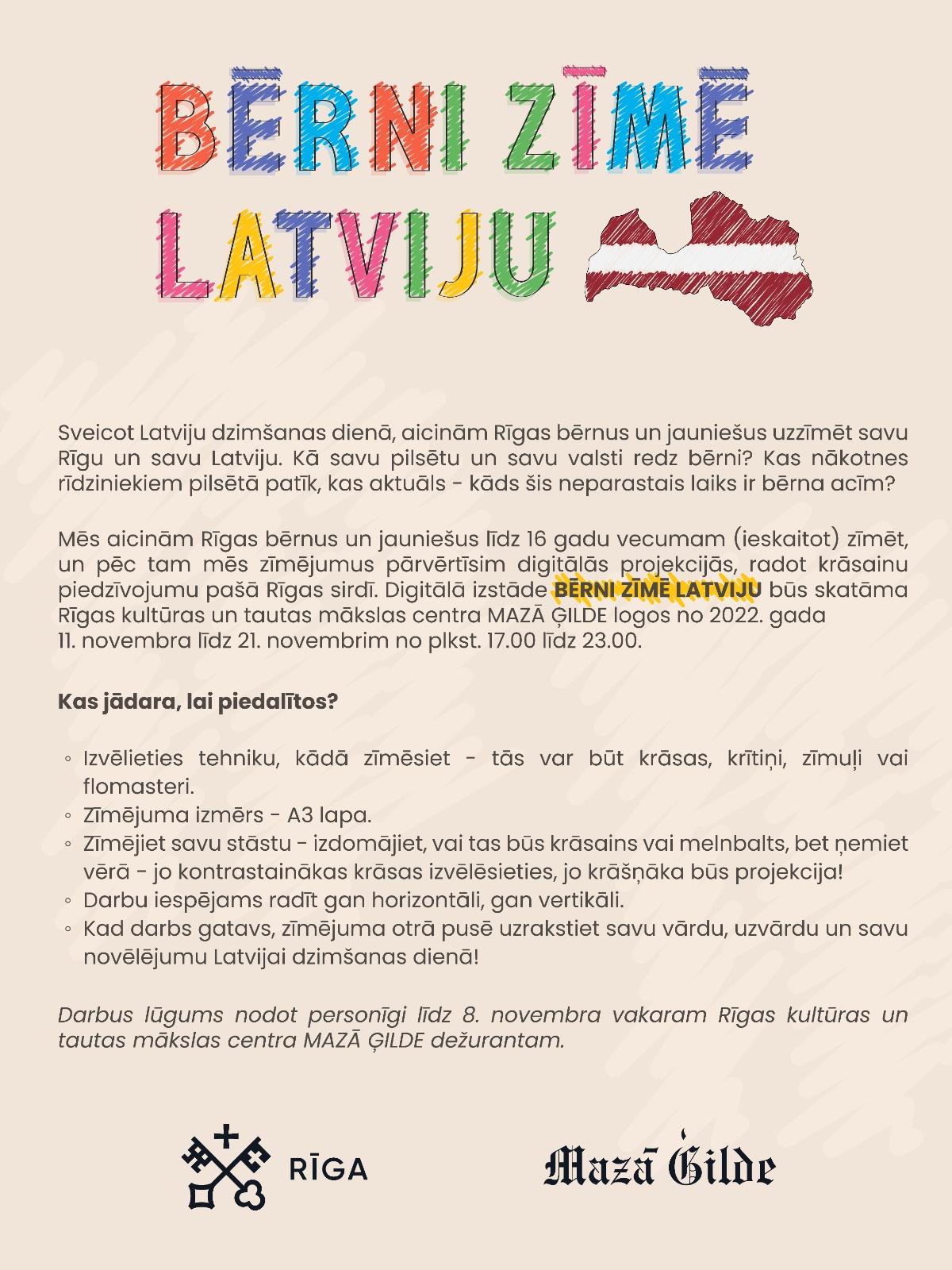 AICINĀM PIEDALĪTIES! Digitālā izstāde “BĒRNI ZĪMĒ LATVIJU” – Kultūras ...