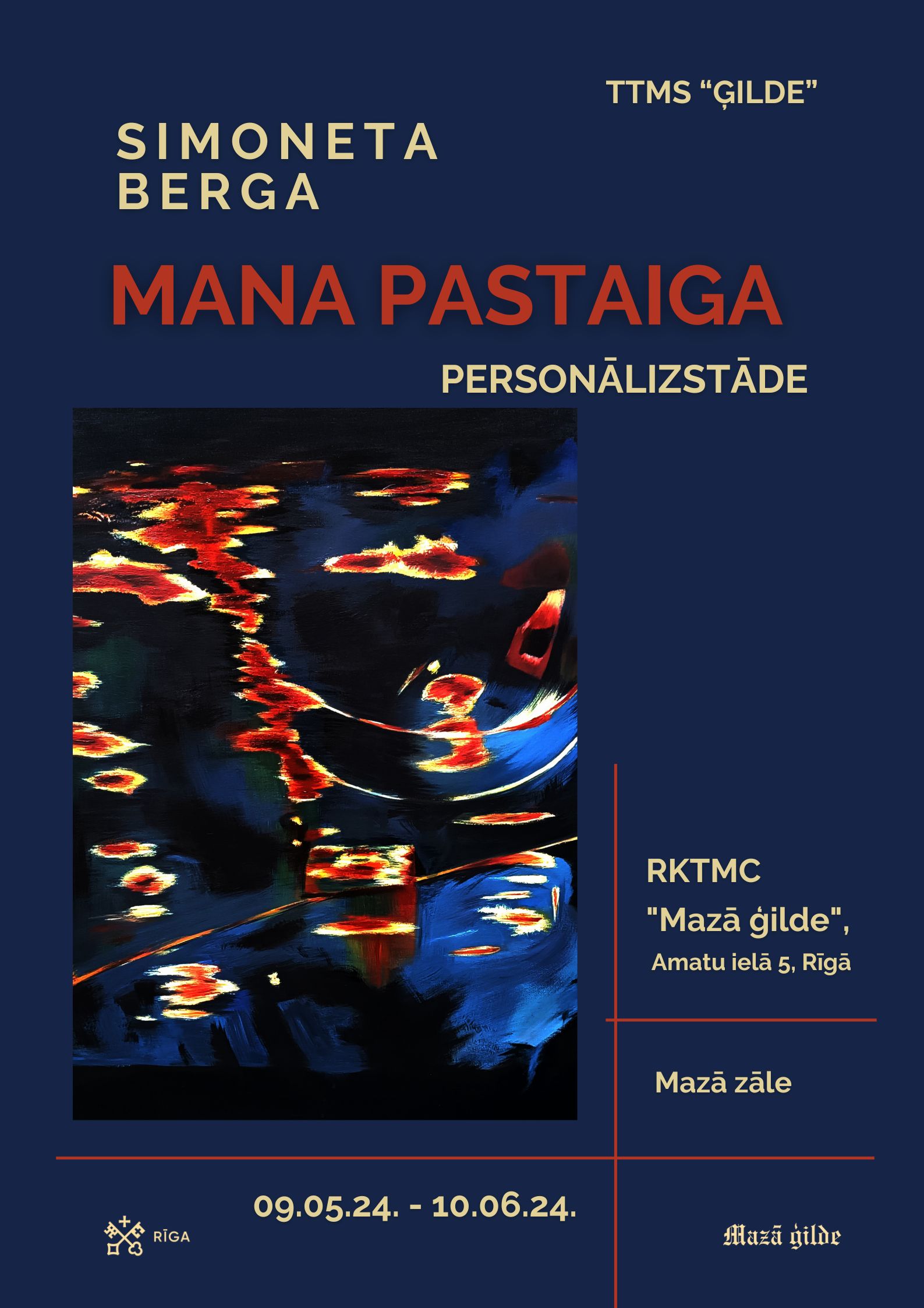 Simonetas Bergas personālizstāde “Mana pastaiga” – Kultūras un tautas ...